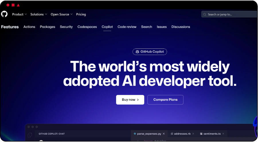 Copilot - Best AI Tool for Your AI pair programmer. GitHub Copilot ...