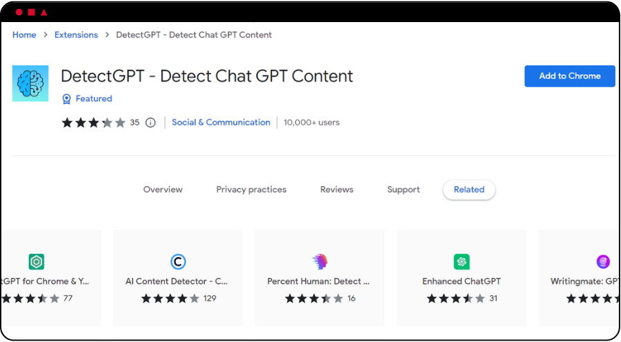 Detect GPT - Best AI Tool for Find out if the pages you browse contain ...